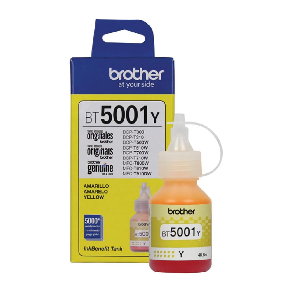 Tinta Brother Bt-5001Y Yellow Dcp-T300W/500W/700W - Dataplus